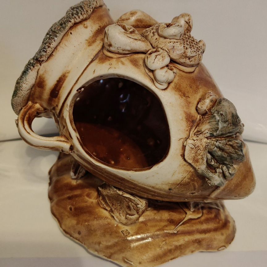 Декоративный для аквариума, кувшин-керамика