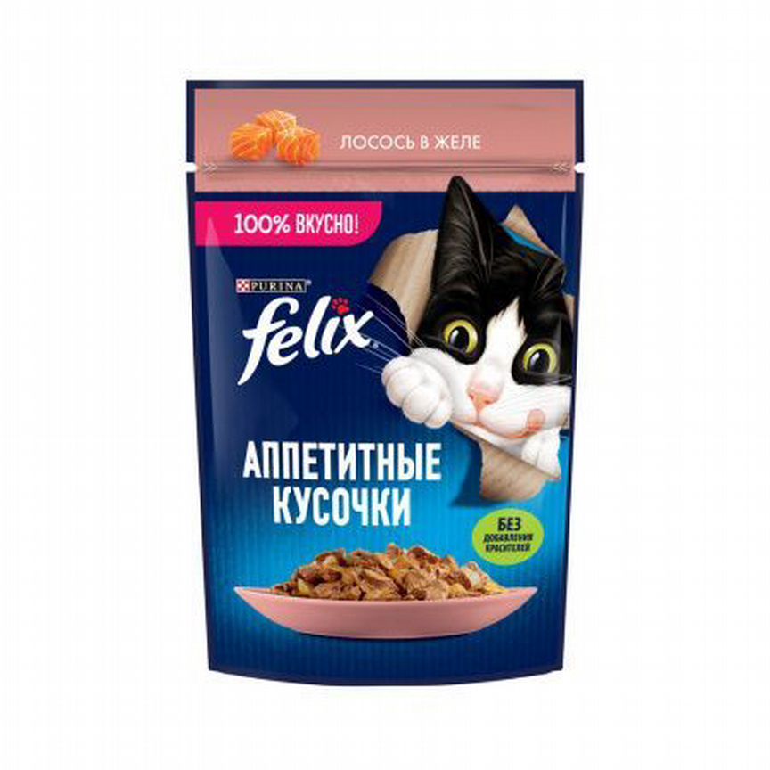 Влажный корм для кошек"Felix"