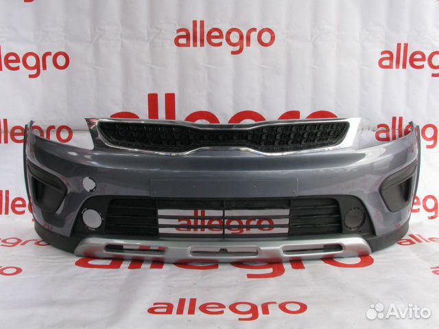 Kia Rio 4 X-Line бампер передний 2017+ купить в Калининграде Hyundai ...