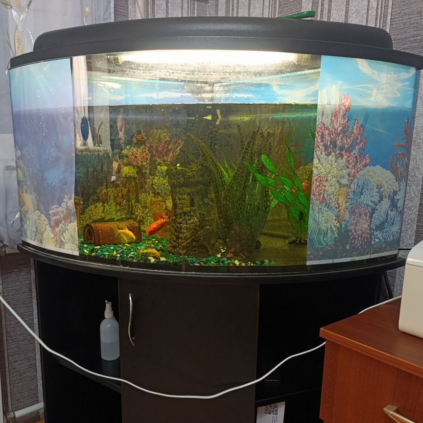 Аквариум с тумбой 120 литров