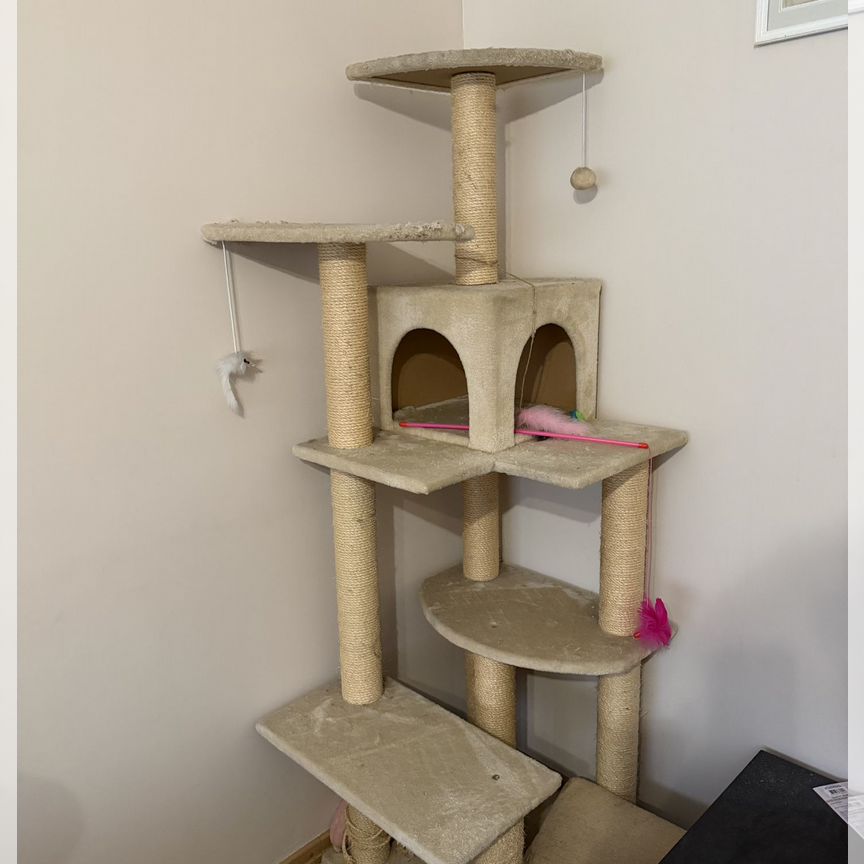 Комплекс когтеточка с домиком