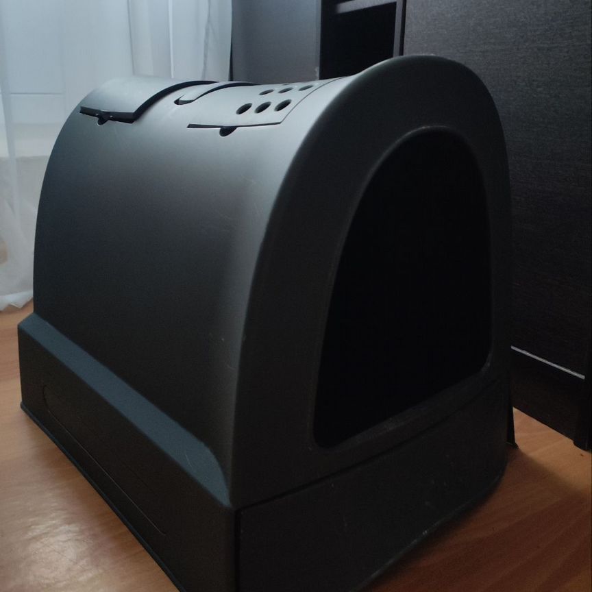 Кошачий закрытый туалет 56х40х42,5
