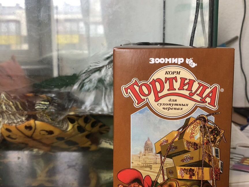 Корм Тортила для сухопутных черепах