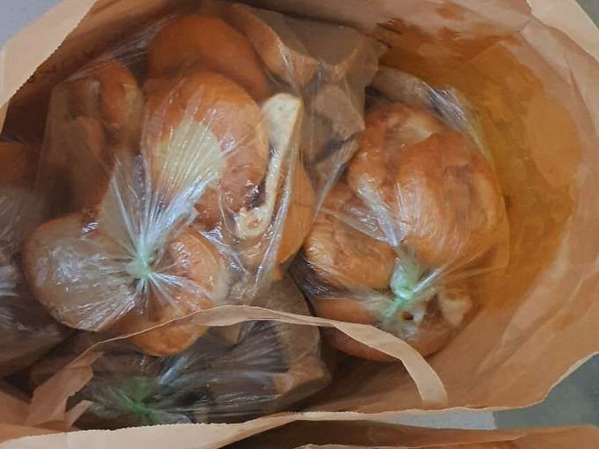 Каша гречневая хлеб сухой корм животным