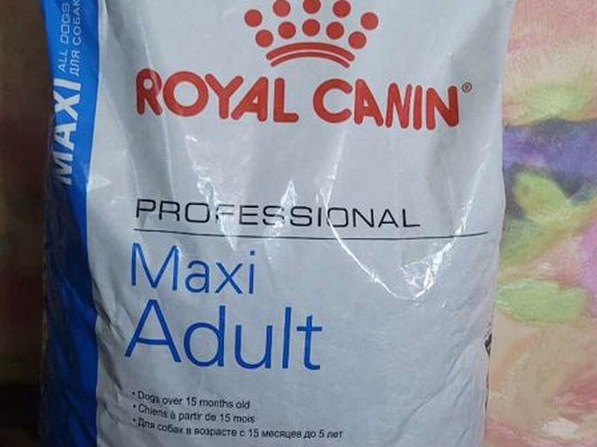 Корм для собак royal canin maxi adult