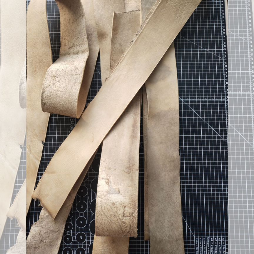 Кожа (сыромять, гужи)