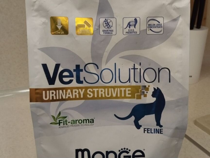 Корм monge vetsolution urinary struvite