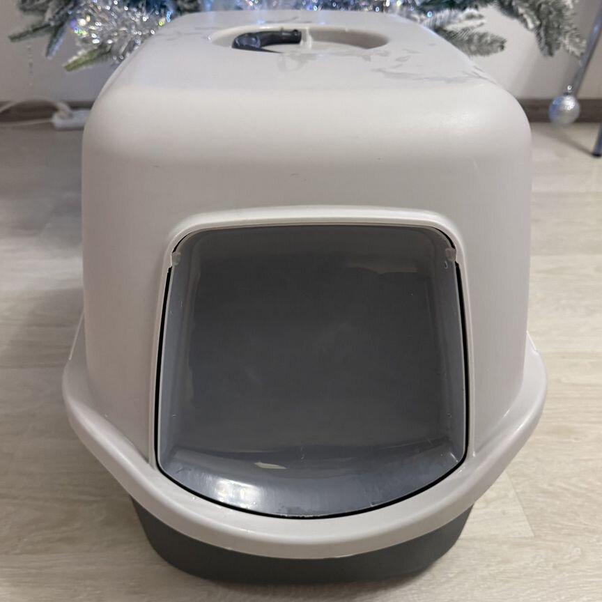 Закрытый лоток для кошек большой