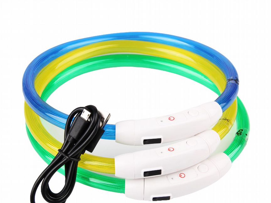 Светящиеся ошейники с USB зарядкой