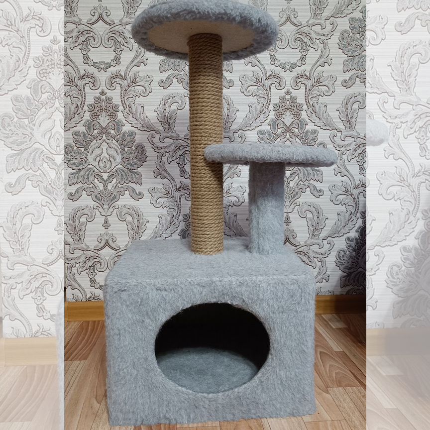 Когтеточка домик для кошки