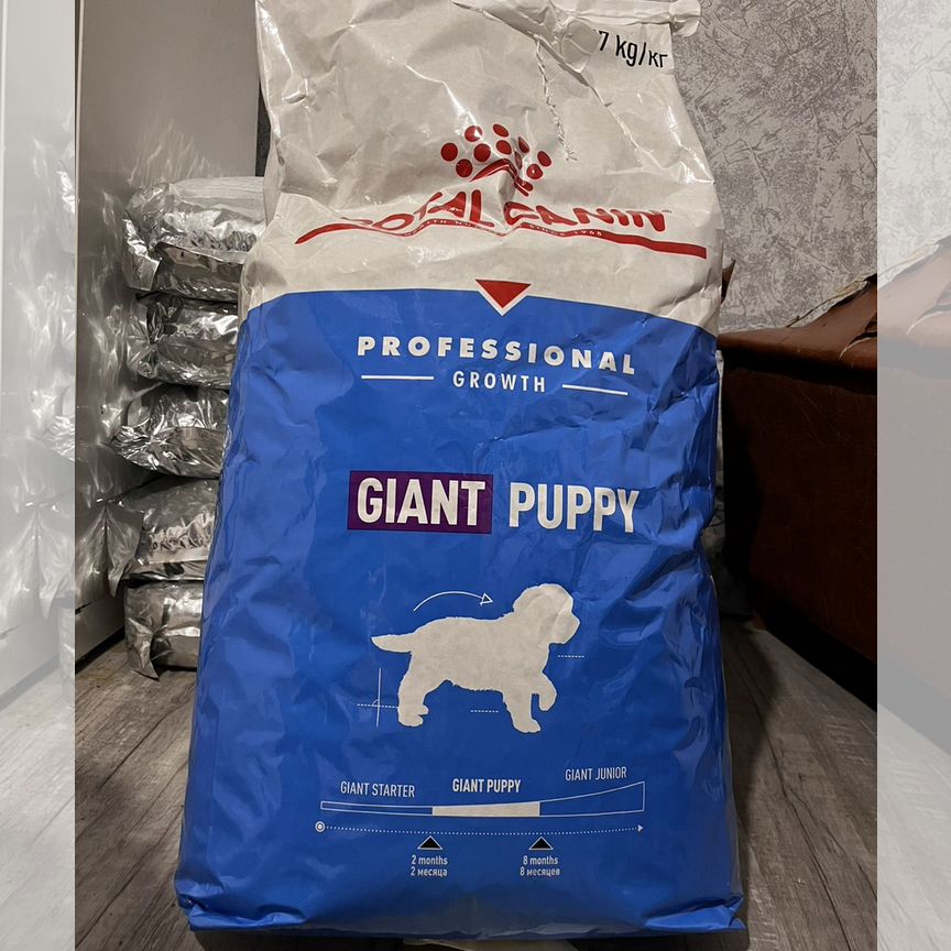 Корм для собак royal canin giant puppy 17 кг