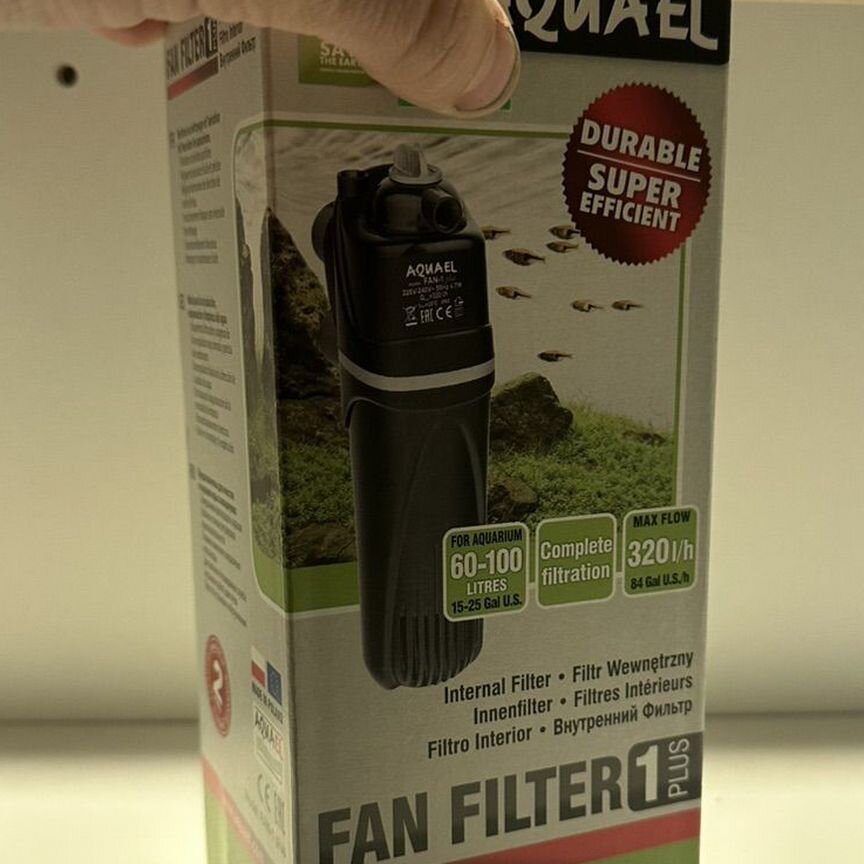 Фильтр для аквариума aquael fan 1 plus