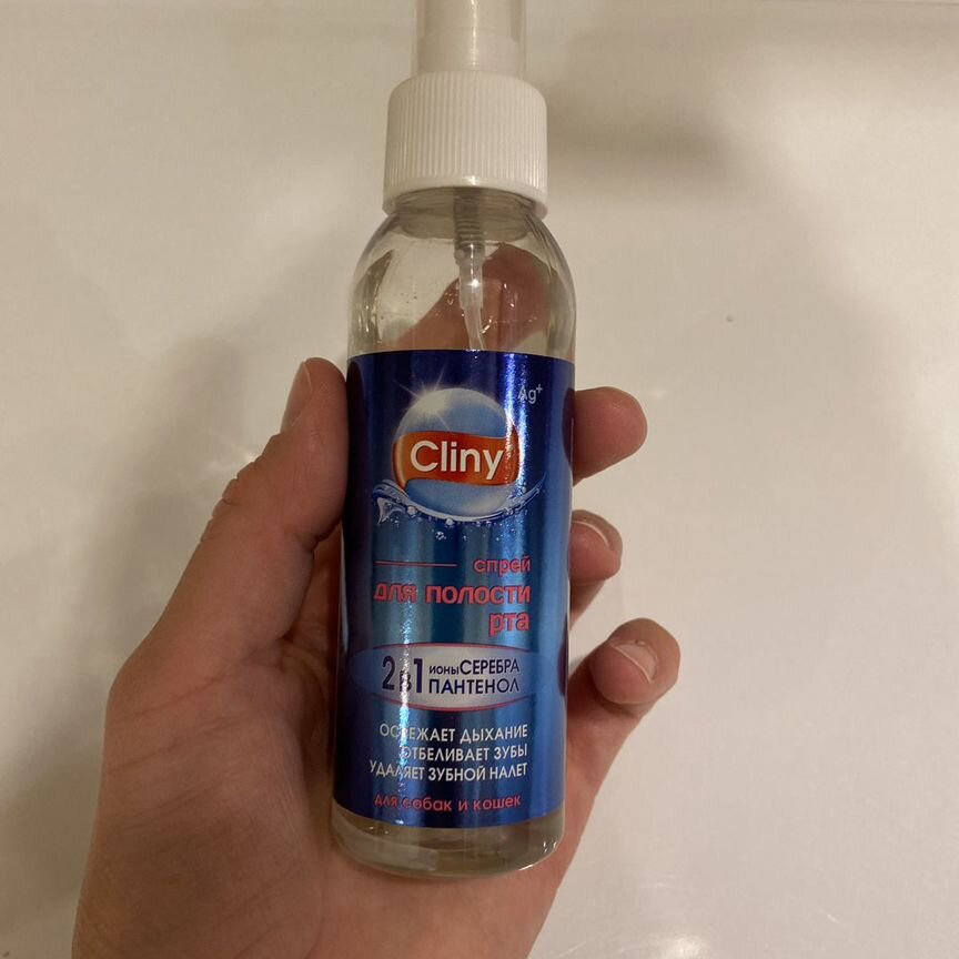 Спрей cliny для полости рта животных 100 мл