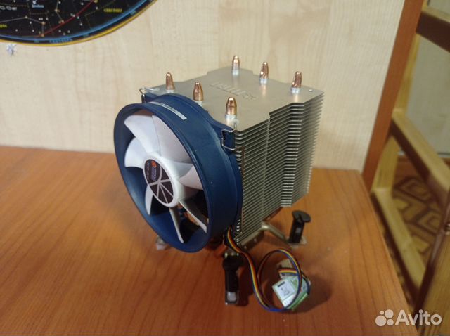 Кулер для процессора lga 1155, 3 тепловые трубки купить в Саратове ...