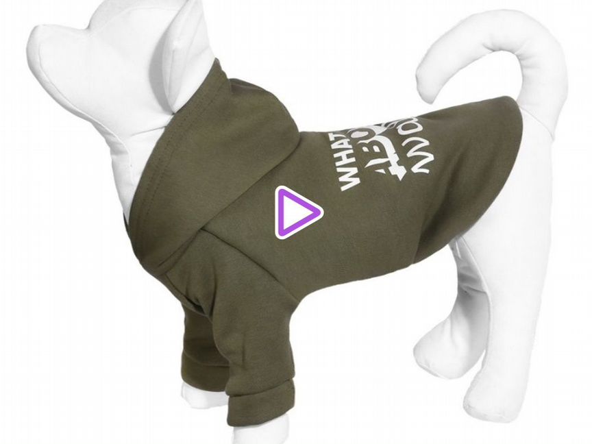 Толстовка для собак новая