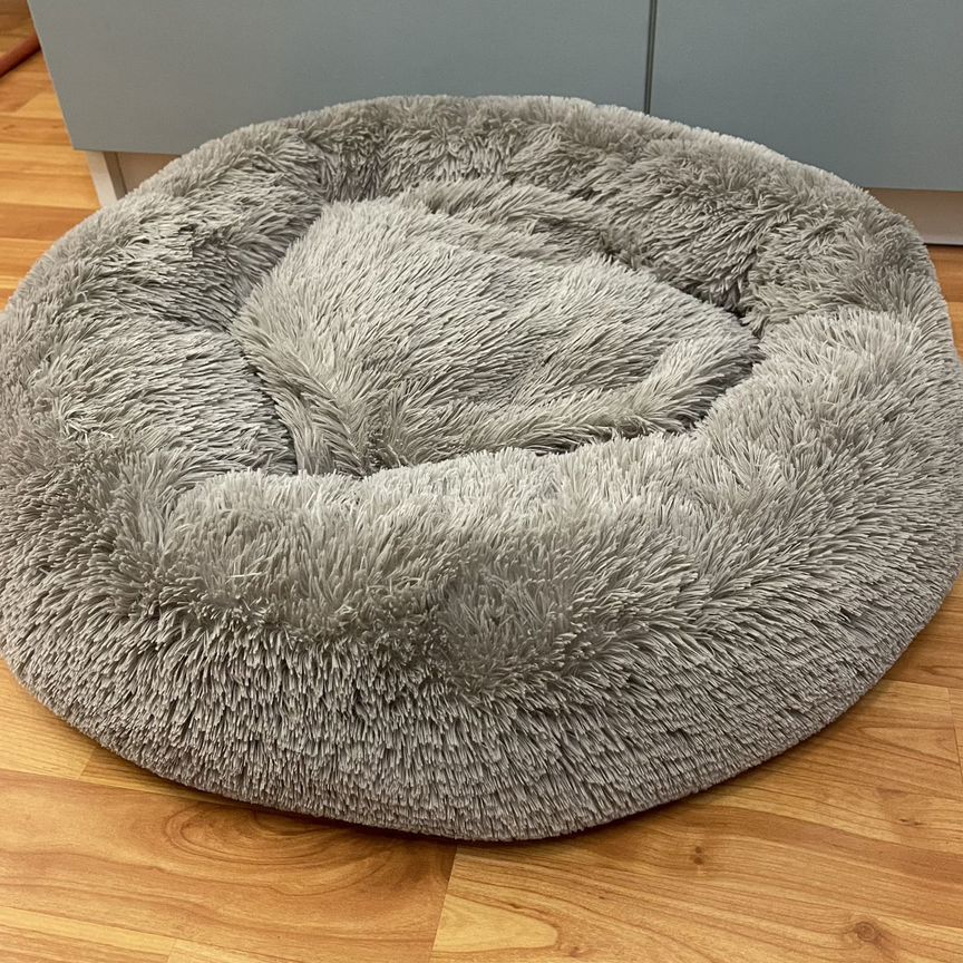 Лежанка для кошек и собак круглая