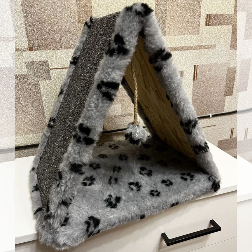 Когтеточка домик для кошки