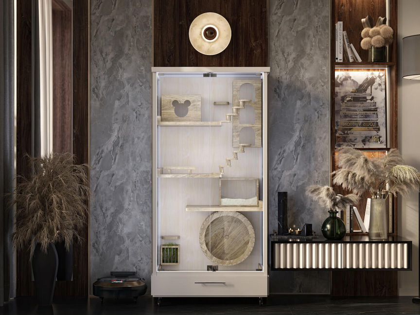 Витрина для шиншилл, дугу