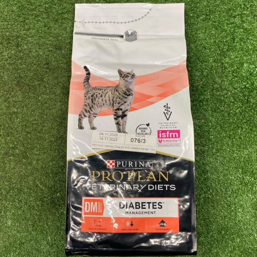 Корм для кошек Purina Pro Plan Diabetes 1,5 кг