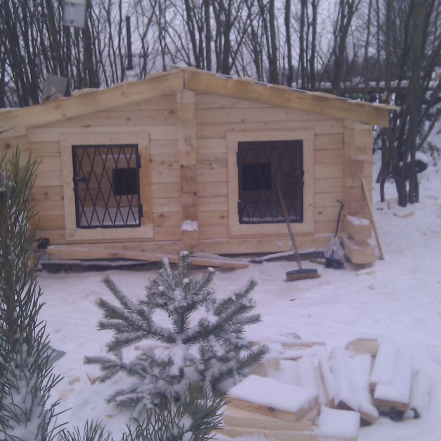 Будка,вольер для 2 собак