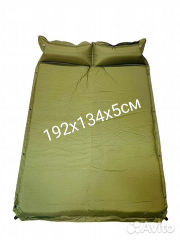 Самонадувающийся коврик двухместный купить в Москве | Хобби и отдых | Авито