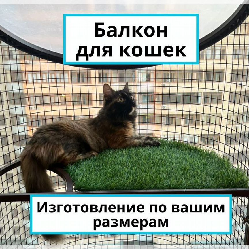 Балкончик для кошки на окно