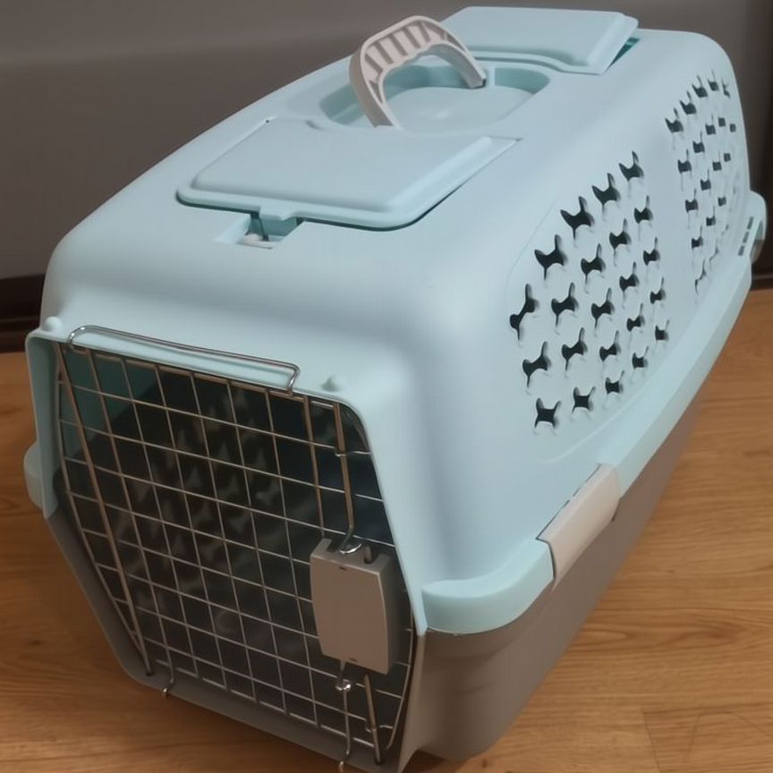 Переноска для животных пластиковая большая