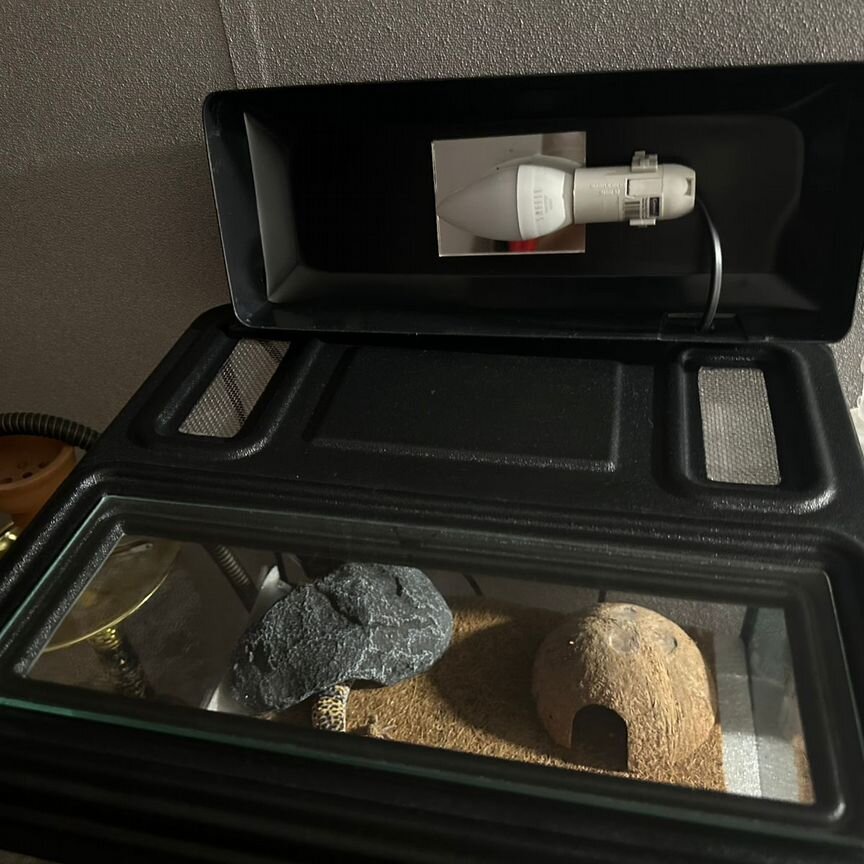 Терариус с лампой дл35"30"30