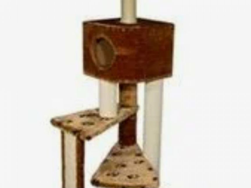 Домик для кошки с когтеточкой новый