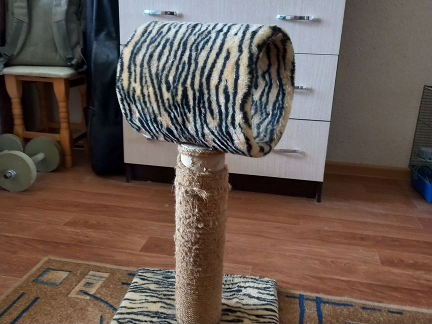 Когтеточка домик для кошки, когтеточка б/у