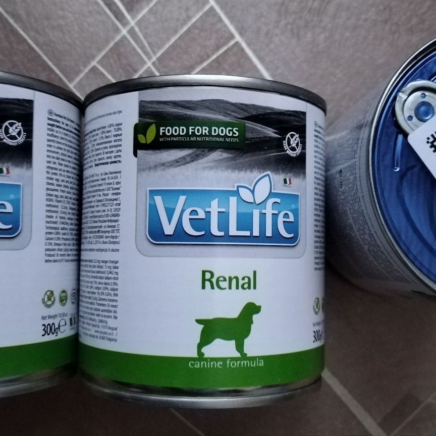 Корм Ренал для собак Farmina 3 банки