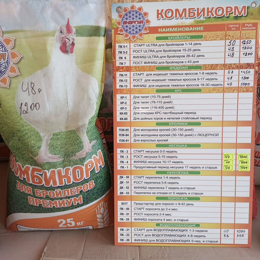 Корма для животных