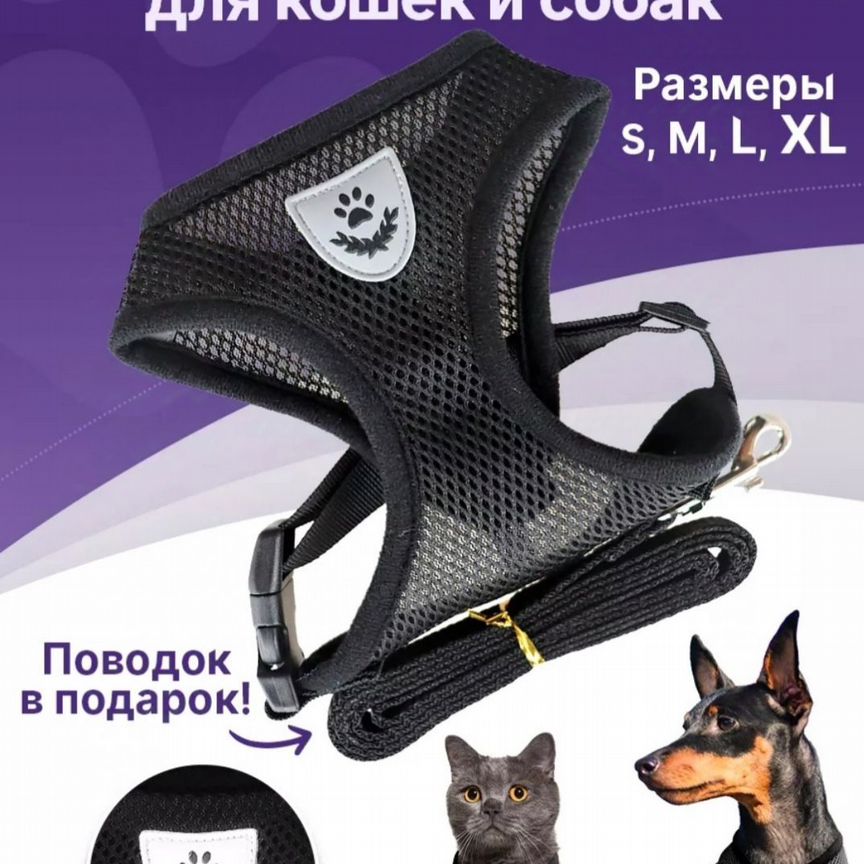 Шлейка для кошек и собак