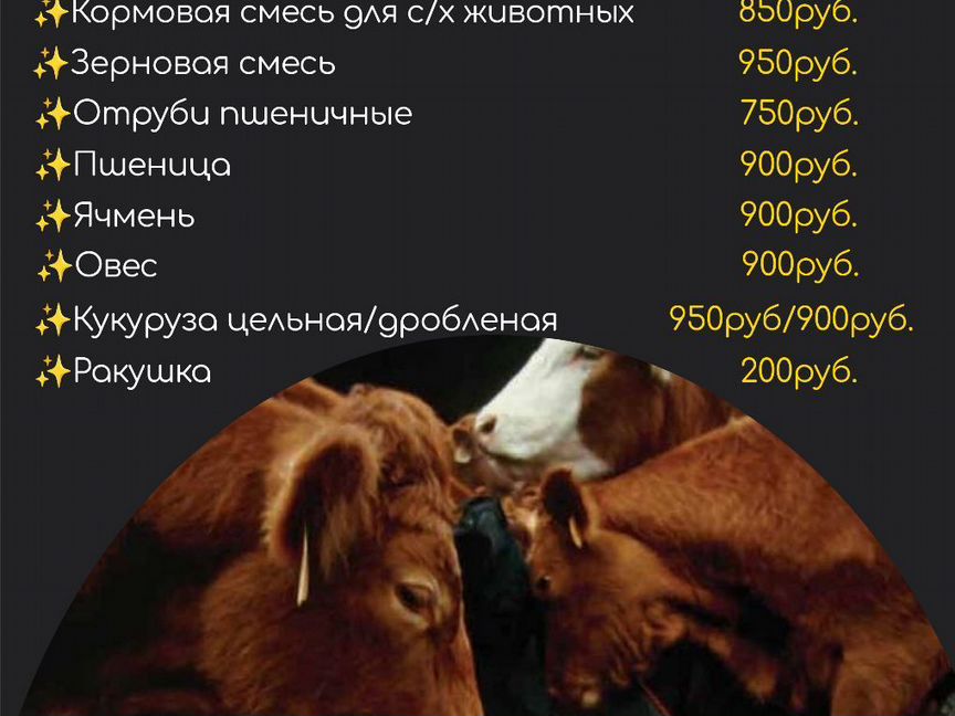 Комбикорм и зерно с Кировского завода