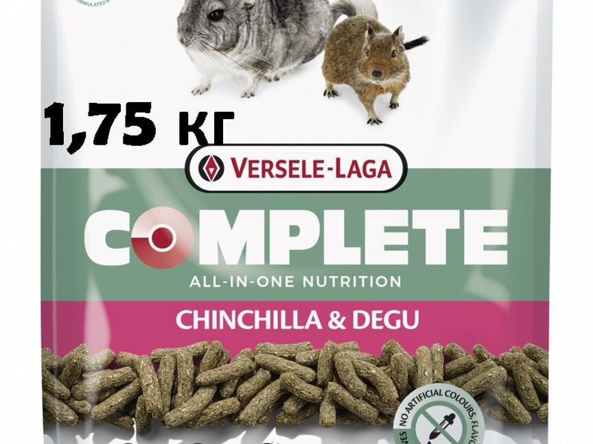 Versele-Laga chinchilla & degu complete, 1,75 кг