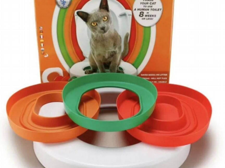 Система приучения кошек к унитазу Litter Kwitter