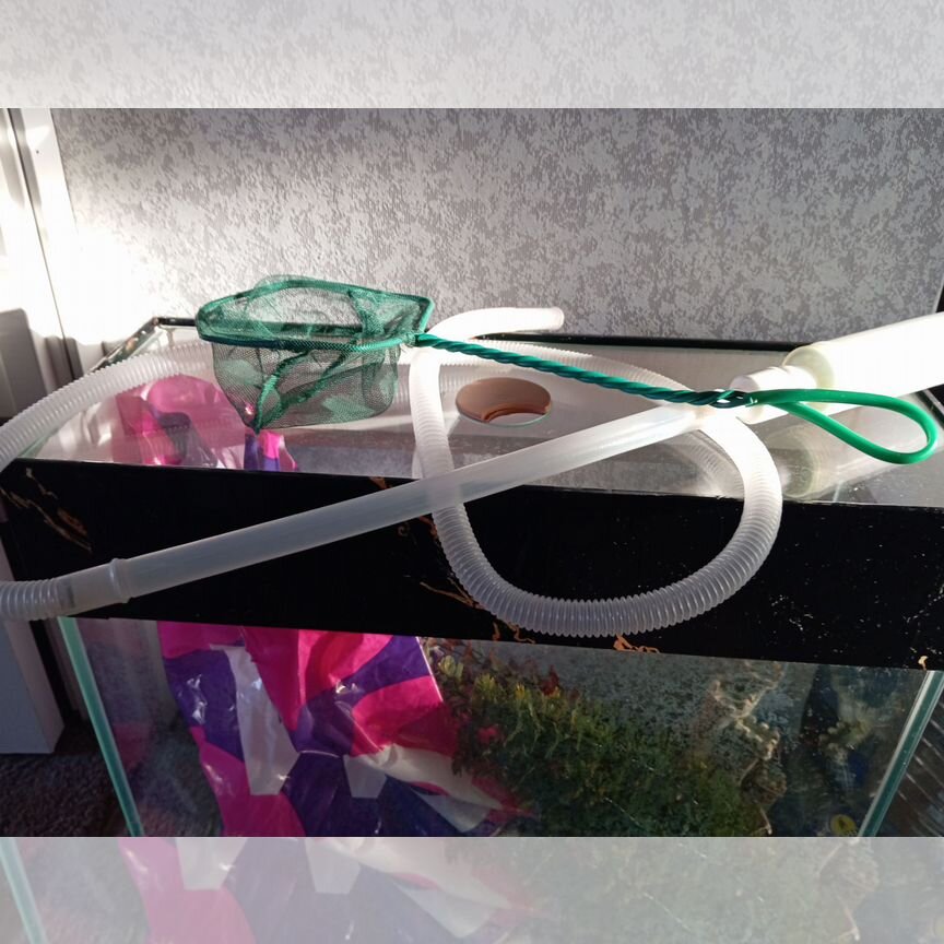 Аквариум 36л с крышкой и комплектующим