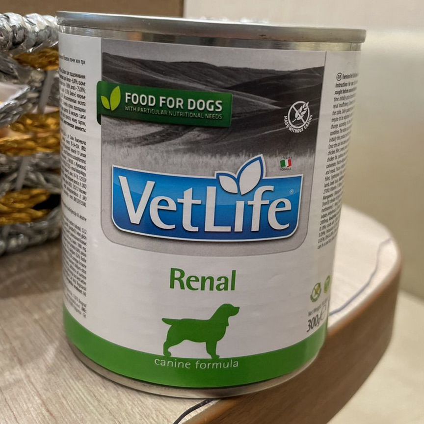 Консервы для собак VetLife Renal