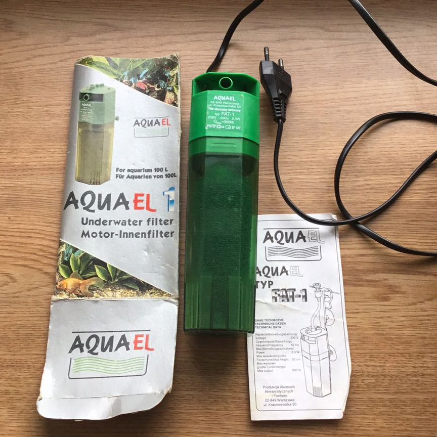 Фильтр для аквариума aquael fan 1 на запчасти