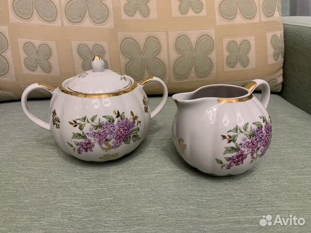 Посуда СССР Сирень Дулево Песочное купить в Москве | Хобби и отдых | Авито