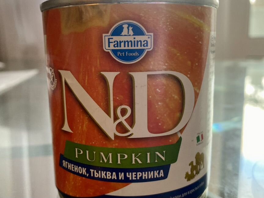 Farmina ND pumpkin (яненок, тыква и черника)