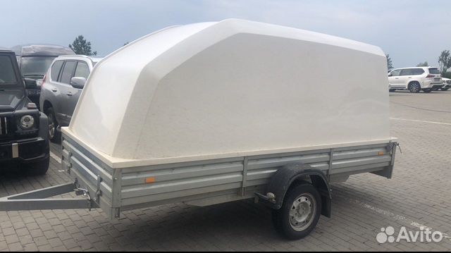 Прицеп мзса 817717 с крышкой купить в Москве | Авито