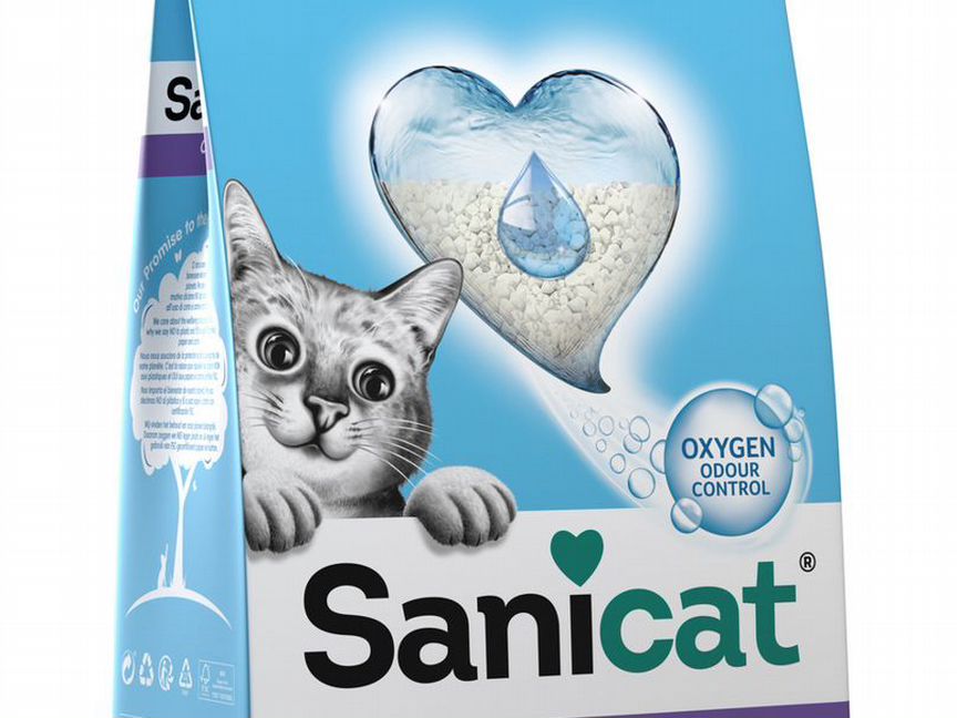 Sani Cat впитывающий антибактериальный наполнитель