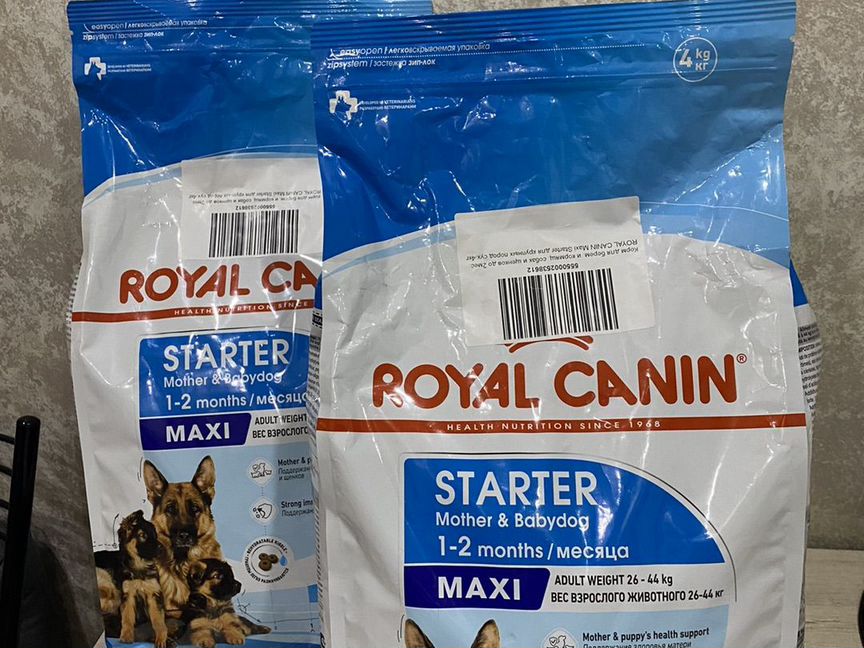 Корм для собак royal canin starter 4кг