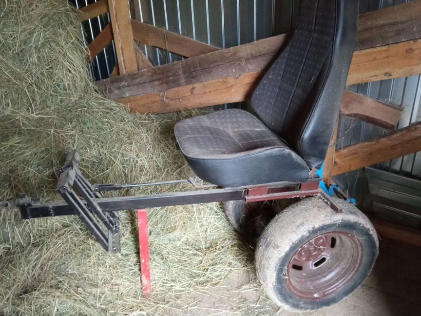 Адаптер и грабли ворошители для мотоблока нева