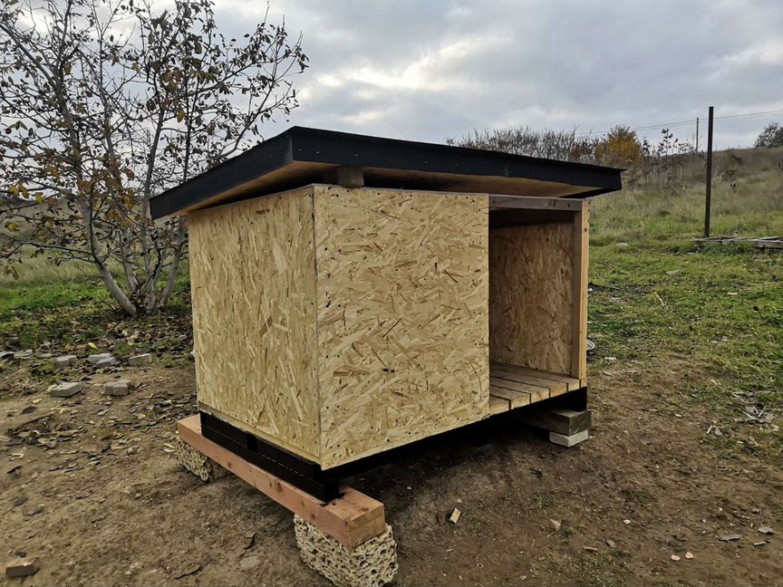 Будка для большой собаки утеплённая