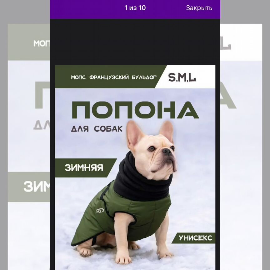 Попона для собак жилет