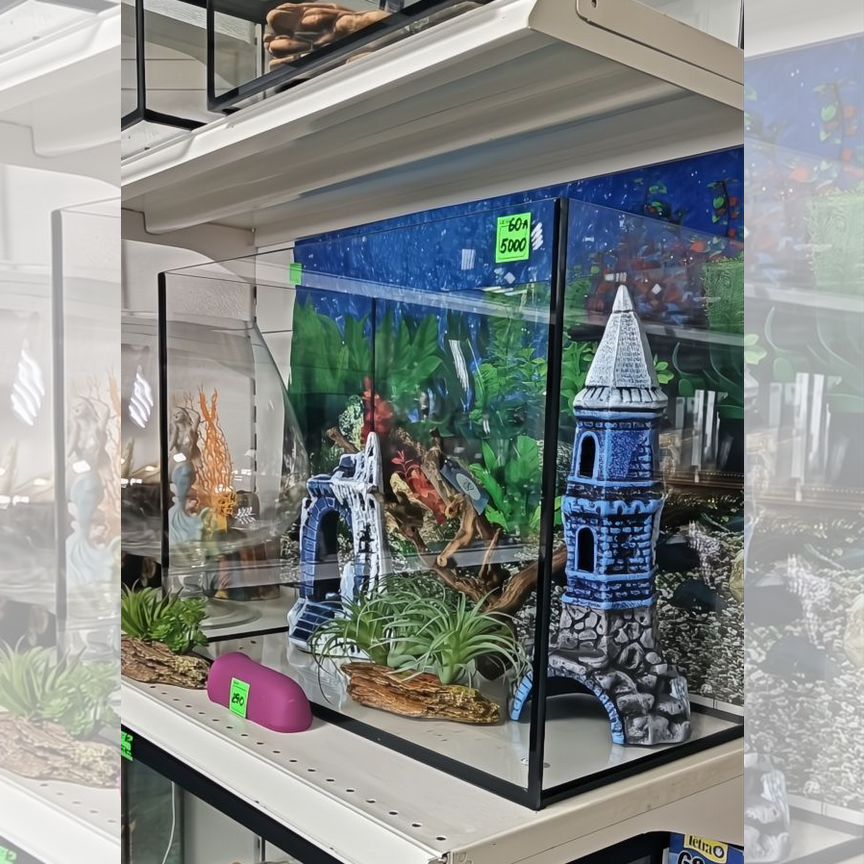 Аквариум 60 литров новый