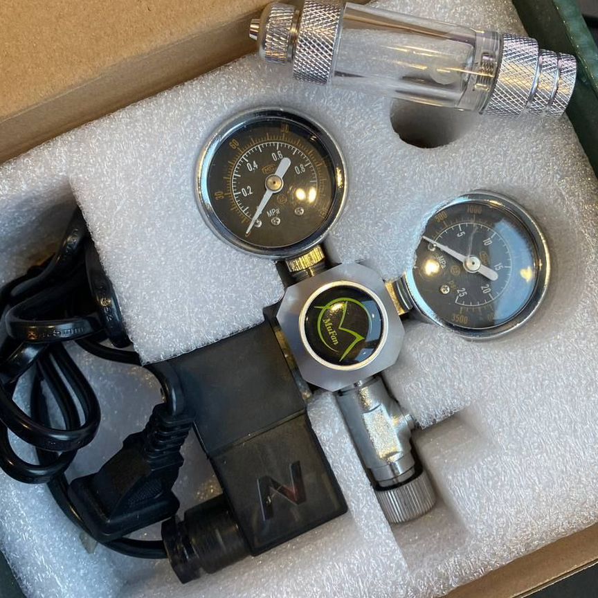 Регулятор со2 для аквариума mufan jian YA biao