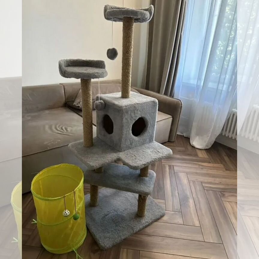 Когтеточка домик для кошки